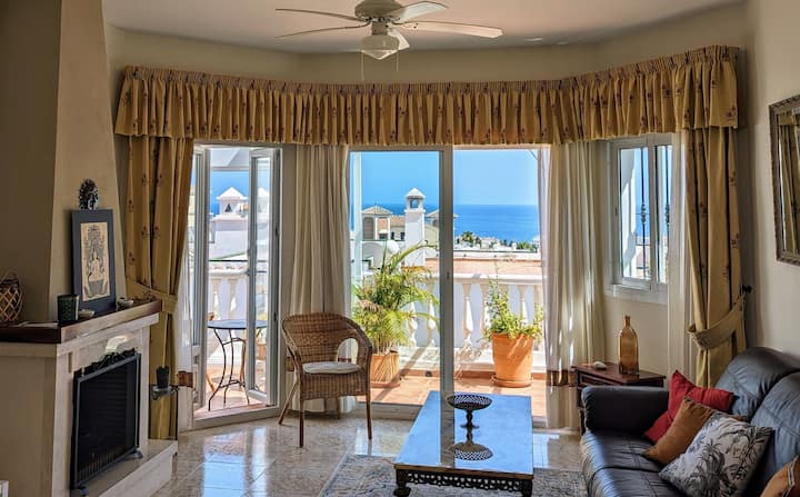 Casa Maia: Sea View, Pool, Ac & Workation - Torrox Costa