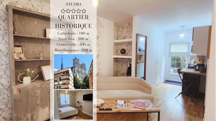 Les Hortensias Blancs, Quartier Cathédrale - Amiens