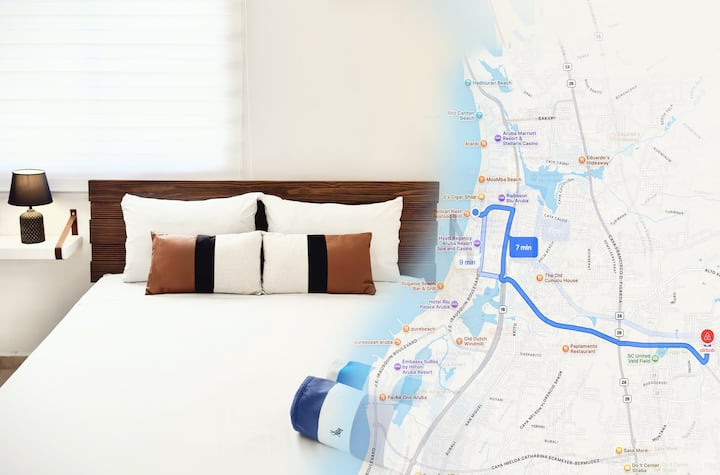 Beach Only 7min Away! 3br, 2ba, Parking, Sleeps 6 - Aruba