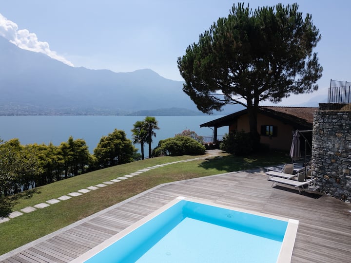 Villa Vista Lago,piscina Privata, Ampio Giardino - Colico