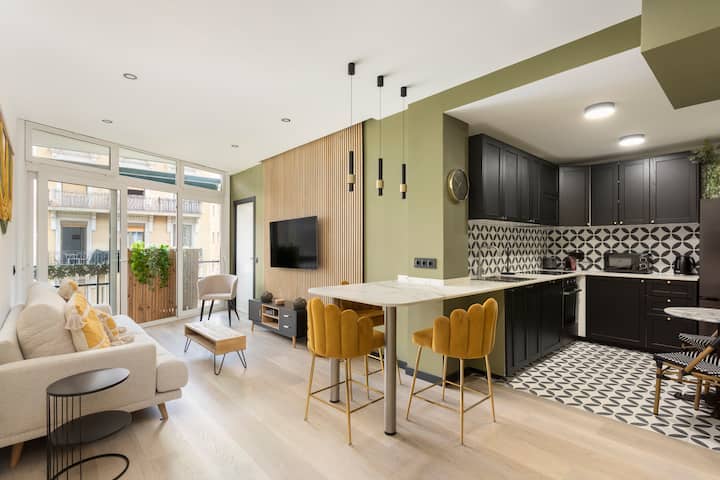 New Cozy Familiar Apartment In The Center - Barcellona