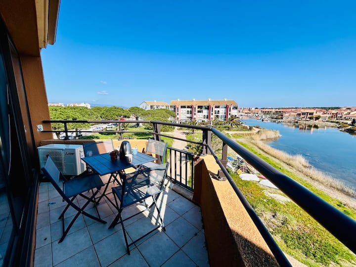 Beau Duplex Avec Vue, Piscines Clim Animations Lac - Le Barcarès
