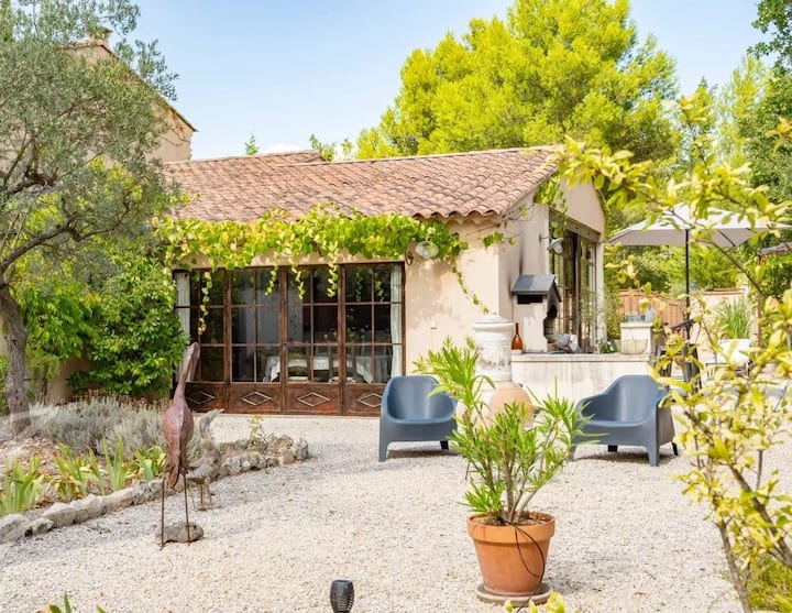 Luxe Double/twin Climatisee Terrasse Kitchenette - Roussillon