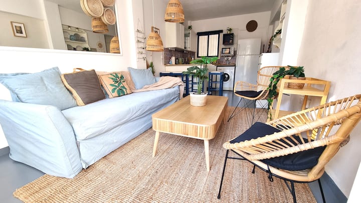 Boho Greek Haven W/ Orange Grove Views Near Beach - 라르나카