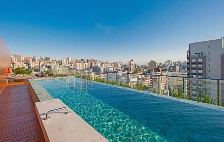 Aquecida - Garden De Luxo, Gym, Moinhos, Pet, Ar - Porto Alegre