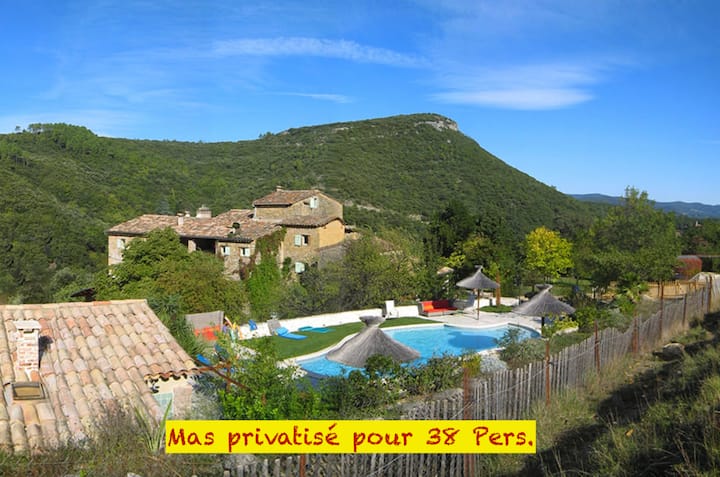 Gîtes Du Mas Suéjol En Cévennes (38 Pers.) - Mialet