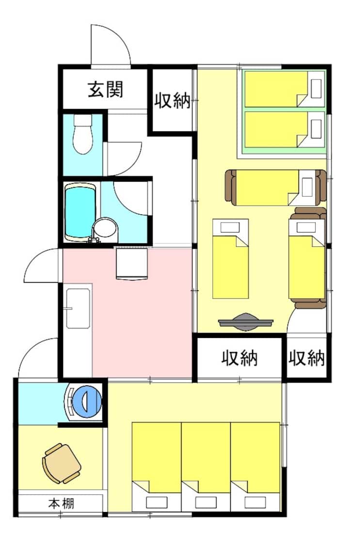 「ドリームロッジ横須賀中央」横須賀中央駅徒歩5分！一戸建てでのんびり - Yokosuka