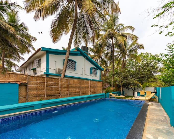6bhk I Pvt Pool-vagator - Anjuna