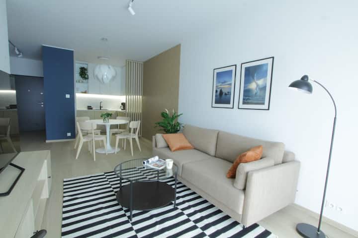 Apartament Niebieski Centrum - Poznań