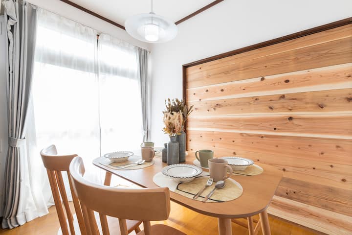 大和駅徒歩15分/max８人/３dk６４㎡/横浜20分/４ベッド/駐車場/戸建て貸切（マンスリー用） - Yamato