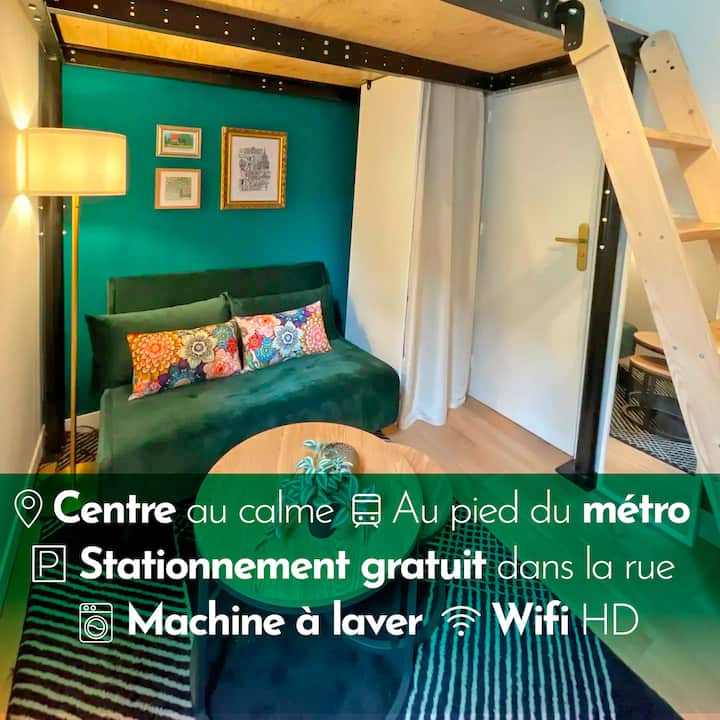Joli Studio Vue Jardin | Proche Gare / Hypercentre - Rouen