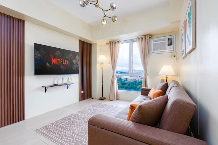 1br 3 Beds - It Park Cebu City W/ Pool + Washer - Cebú