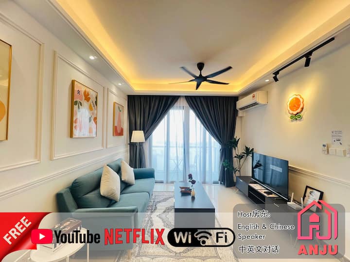 Delicate Seaview 1brunit Atr&f Seine Region Byanju - Johor Bahru