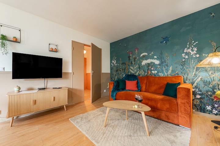 Disney 10 Min Lit Queen Size, Free Parking, Balcon - Magny-le-Hongre