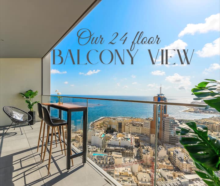 24thfloor Sea Front View Aparthotel Mercurytower - Malta