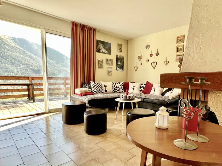 Chalet Vue Val D’allos - 5 Chambres 10 Personnes - Colmars