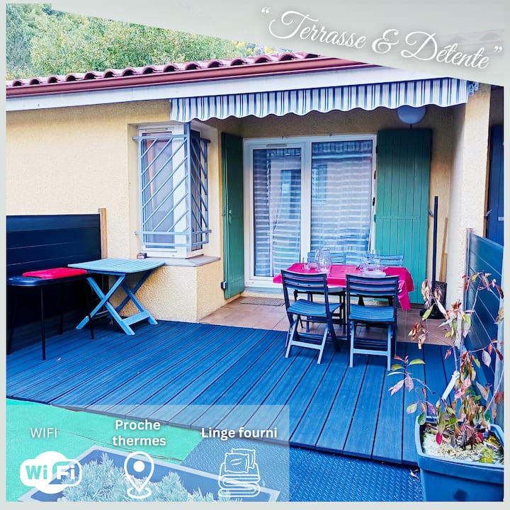 Terrasse & Détente – À Deux Pas Des Thermes - Digne-les-Bains