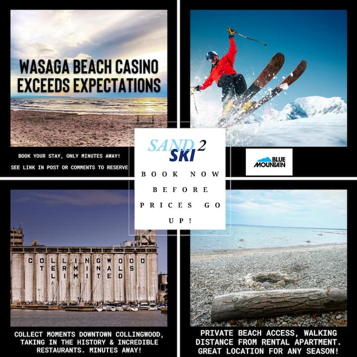 Sand 2 Ski - Private Beach Close To Blue Mountain! - Collingwood
