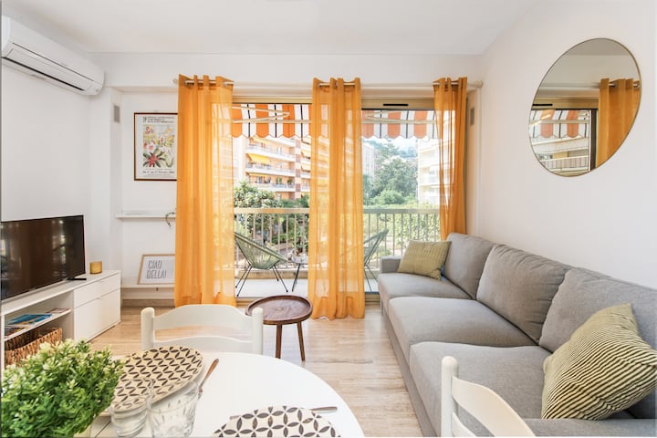 Menton Deux Pièces Climatisé Avec Balcon - Menton