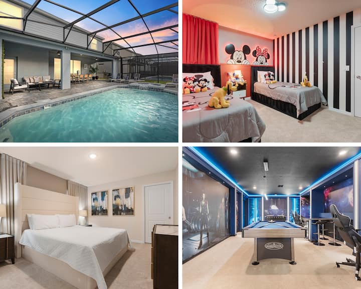 New Home 8 Bedrooms/sleeps 16 At Windsor Island - Florida