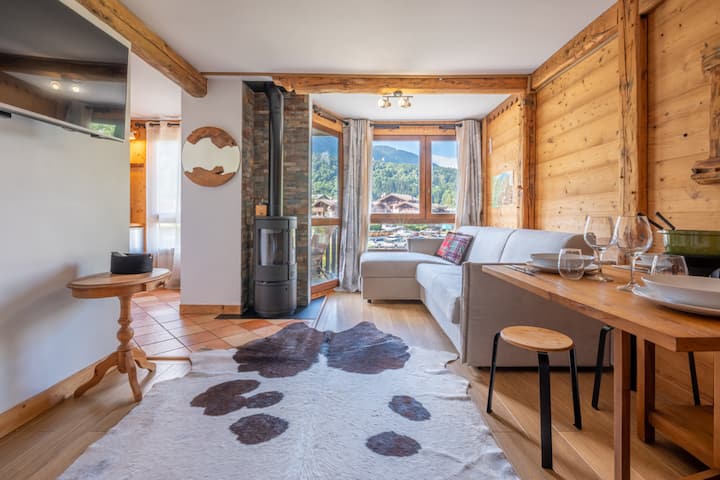 App Moderne 4 Personnes | Next To Ski Lift Prarion - Les Houches
