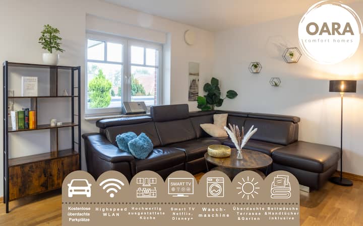 Oara Comfort Home | Ferienhaus 160² Mit Garten - Lüneburg