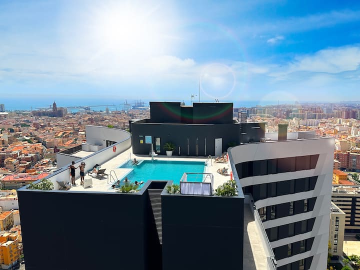 3 Chambres Au 21ème éTage Avec Vue Panoramique - Málaga