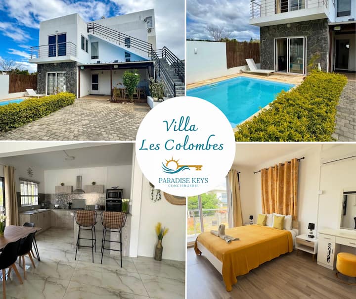 Villa «&nbsp;Les Colombes&nbsp;» Proche Mer Piscine - Maurice