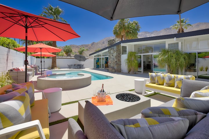 Ps1957 Newly Renovated 5 Bd/5 Ba Mid-century Home - Palm Springs, CA