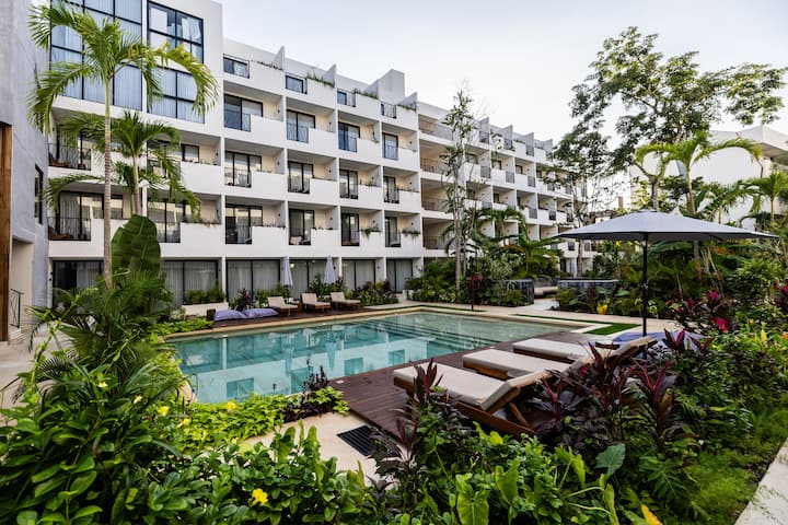 Peaceful Oasis Apartment - Riviera Maya
