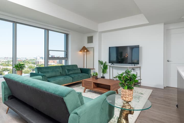 Central Penthouse City Skyline Views, Gym Sleep 8 - Cambridge, MA