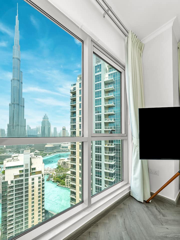 Skyline Luxe 4br | Burj & Fountain Views | Ps5 - Dubaï