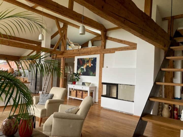 Lichtvolles Loft In Chiemgauer Bauernhaus - Chiemsee