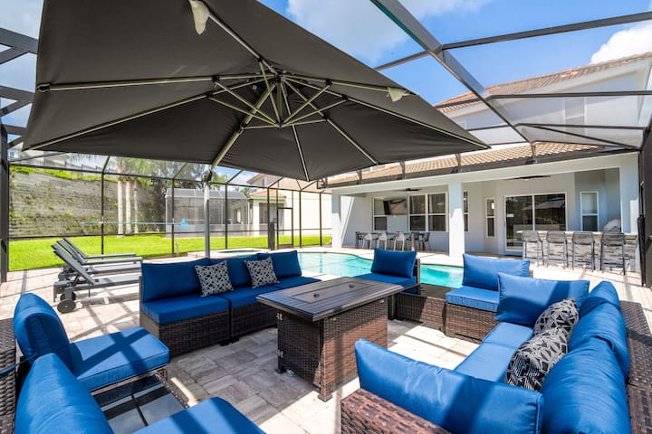 6bd/4ba Windsor Luxury Villa | Game Room & Pool - Celebration, FL