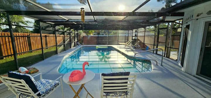 Private Home All Fenced W/pool And A Game Room - Vero Beach, FL