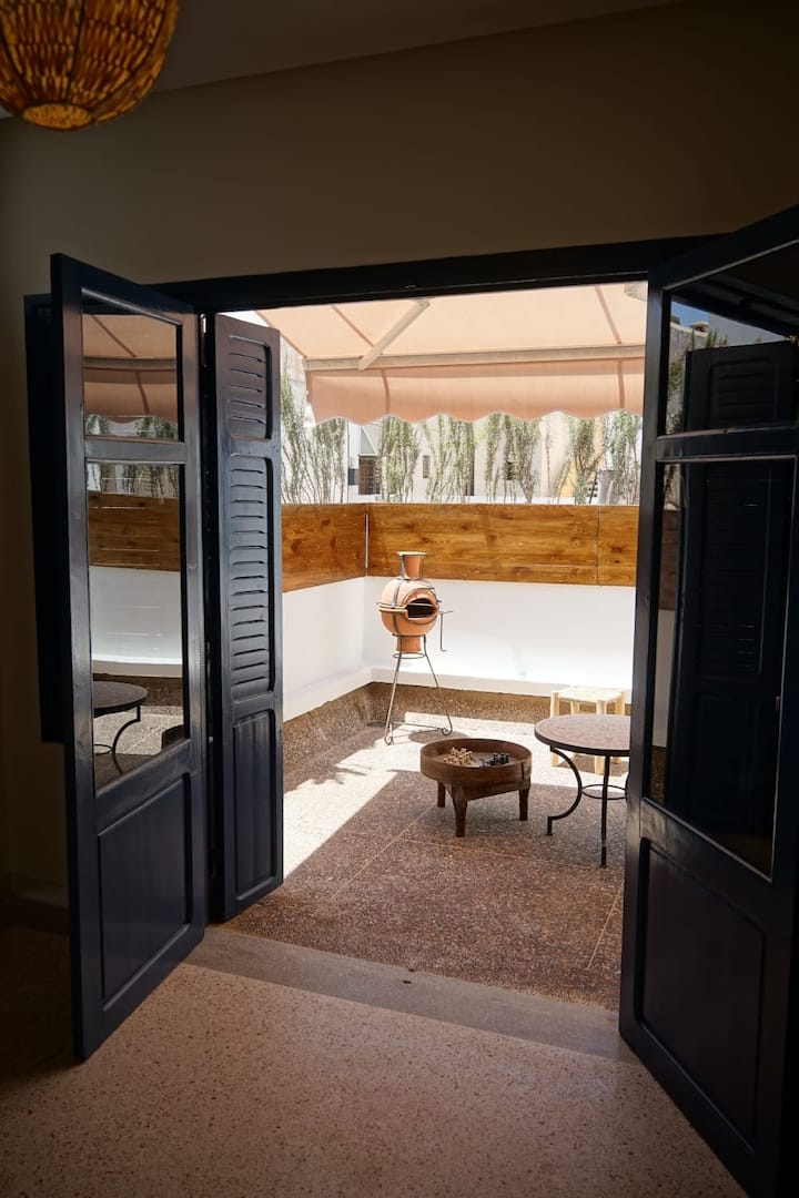 Cocon Boho 2ch • Terrasse Bbq • Clim & Fibre - Agadir