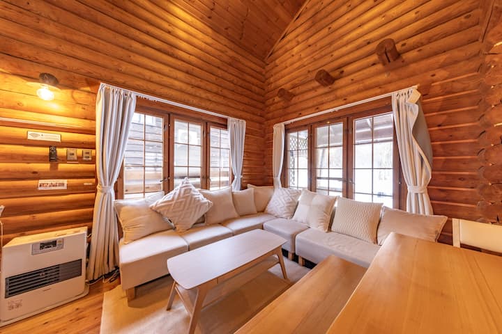 【最大11名】スキー場近くの暖炉付きまるまる貸切一棟シャレー3ベッドルーム１号棟 - Myoko