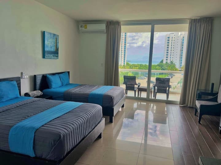 Playa Blanca Vista Al Mar + Piscina Con Toboganes - Playa Blanca, Panamá