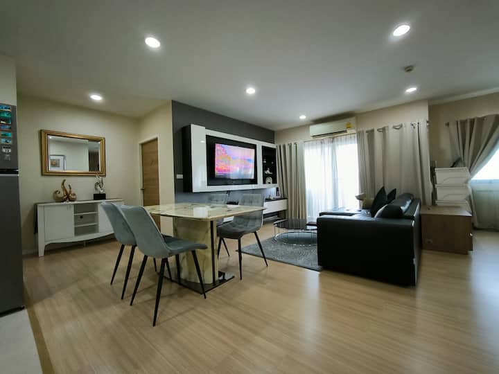 [F]heart Of Bkk/190m Or 5min Walk To Bts/6-7pax - Bangkok