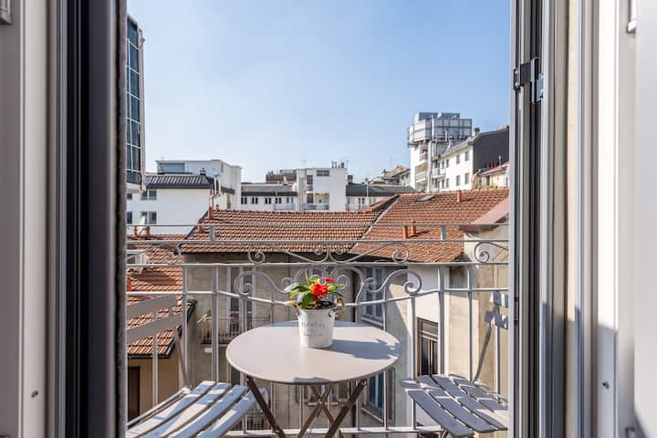 Centrale"scandinavian Minimal" , Romantico Balcone - Milão