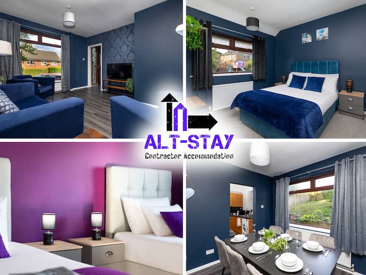 Contractors>3 Br/m1 J42/long Stays/parking/wifi - Leeds