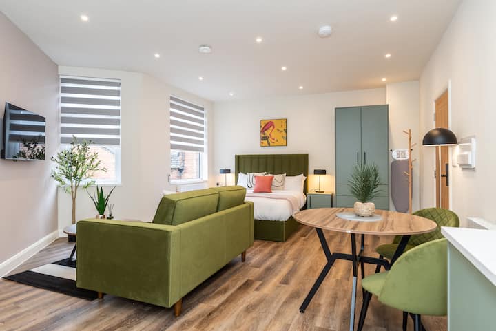 Stylish Loft 2 Studio • Steps From Dmu & Hospital - Leicester