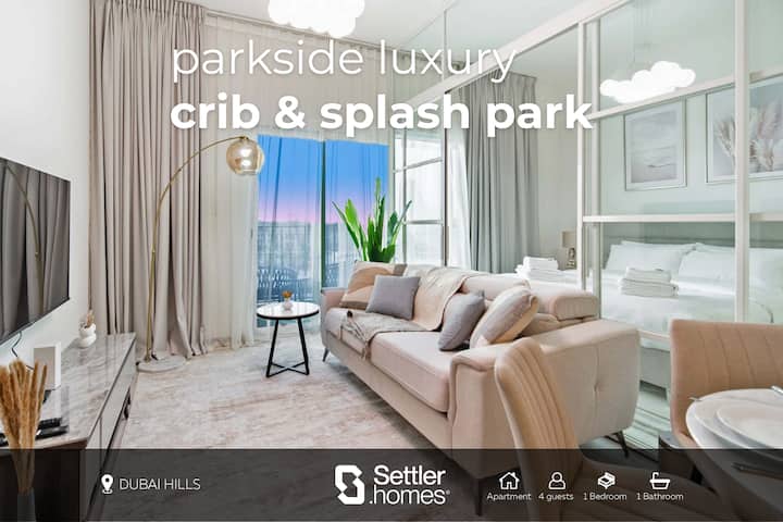 Peaceful Golfville 1br | Near Mall, Park + Crib - Dubái