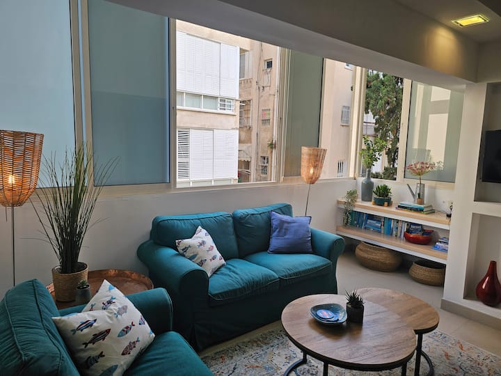 Light Filled 2 Bedroom 2 Bath Near Dizengoff+beach - Telavive