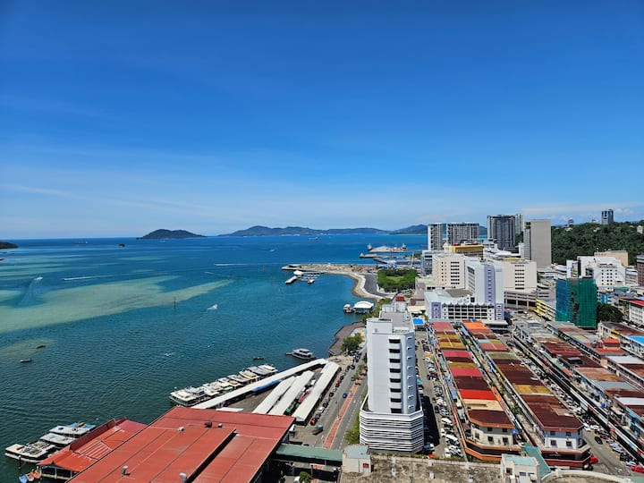 Grace Suite 23 Sea View @The Shore Kk - Kota Kinabalu