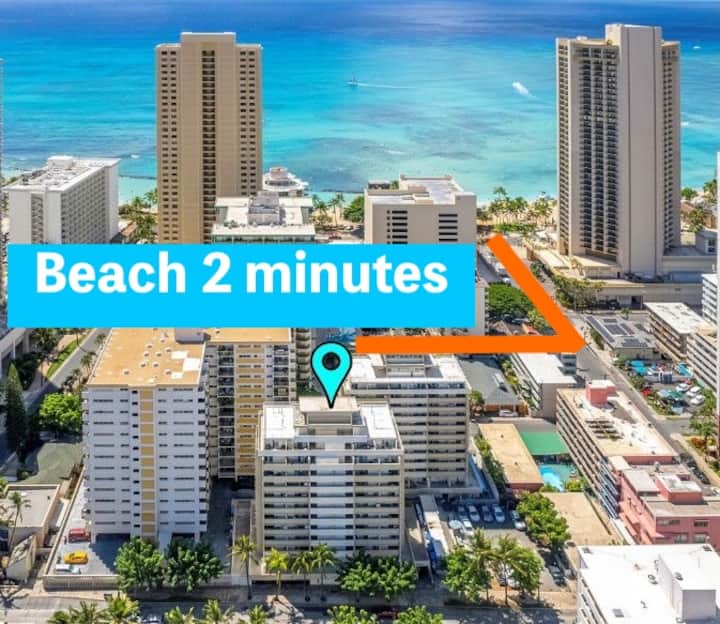Popular 3-person Room In Waikiki, Walk To Beach - Honolulu