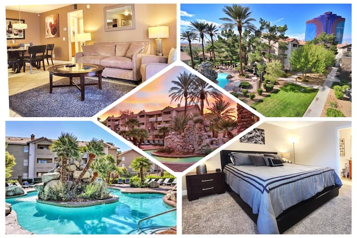 Upgraded Vegas Oasis! Heated Pool, Hot Tub, Gym! - Las Vegas, NV
