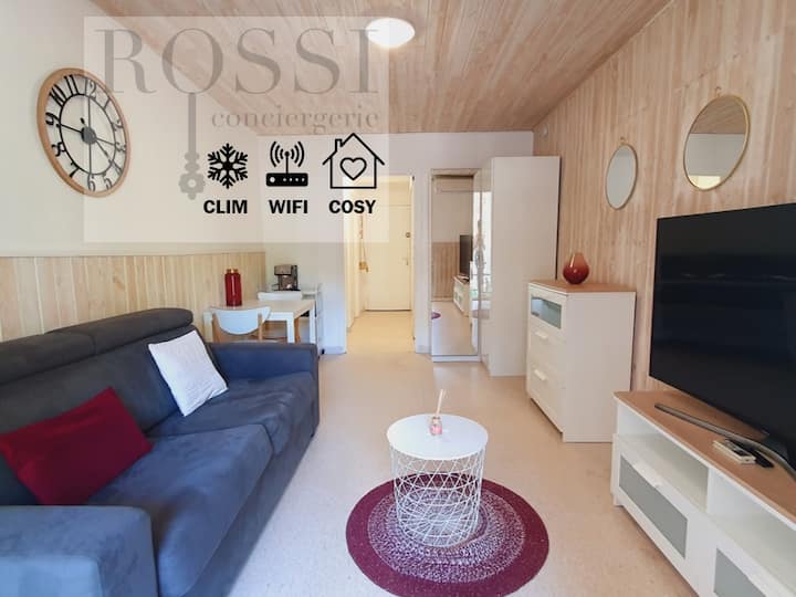 Studio Cosy Pour 2 *Climatisation Wifi *Point Zéro - La Grande-Motte