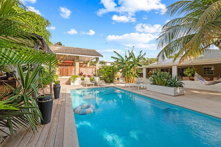Luxe Villa Met Tropische Tuin - Villacuraoase - Curaçao