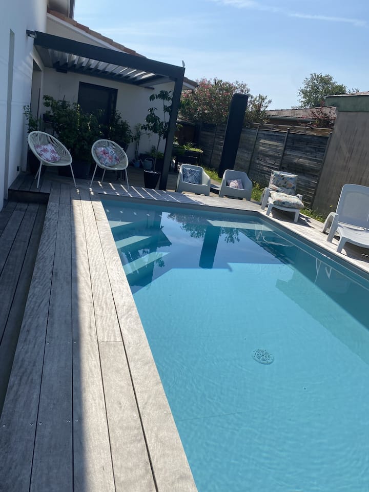Escapade Cocooning Avec Piscine Près D’arcachon - Lège-Cap-Ferret